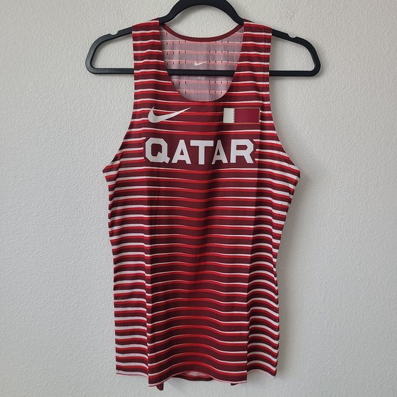 Nike | Shirts | New Nike Pro Elite Qatar Track Field Running Singlet ...